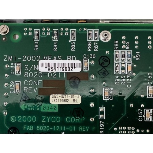 Canon BG5-4415 Zygo 8020-0211-01-J ZMI-2002 MESA Board